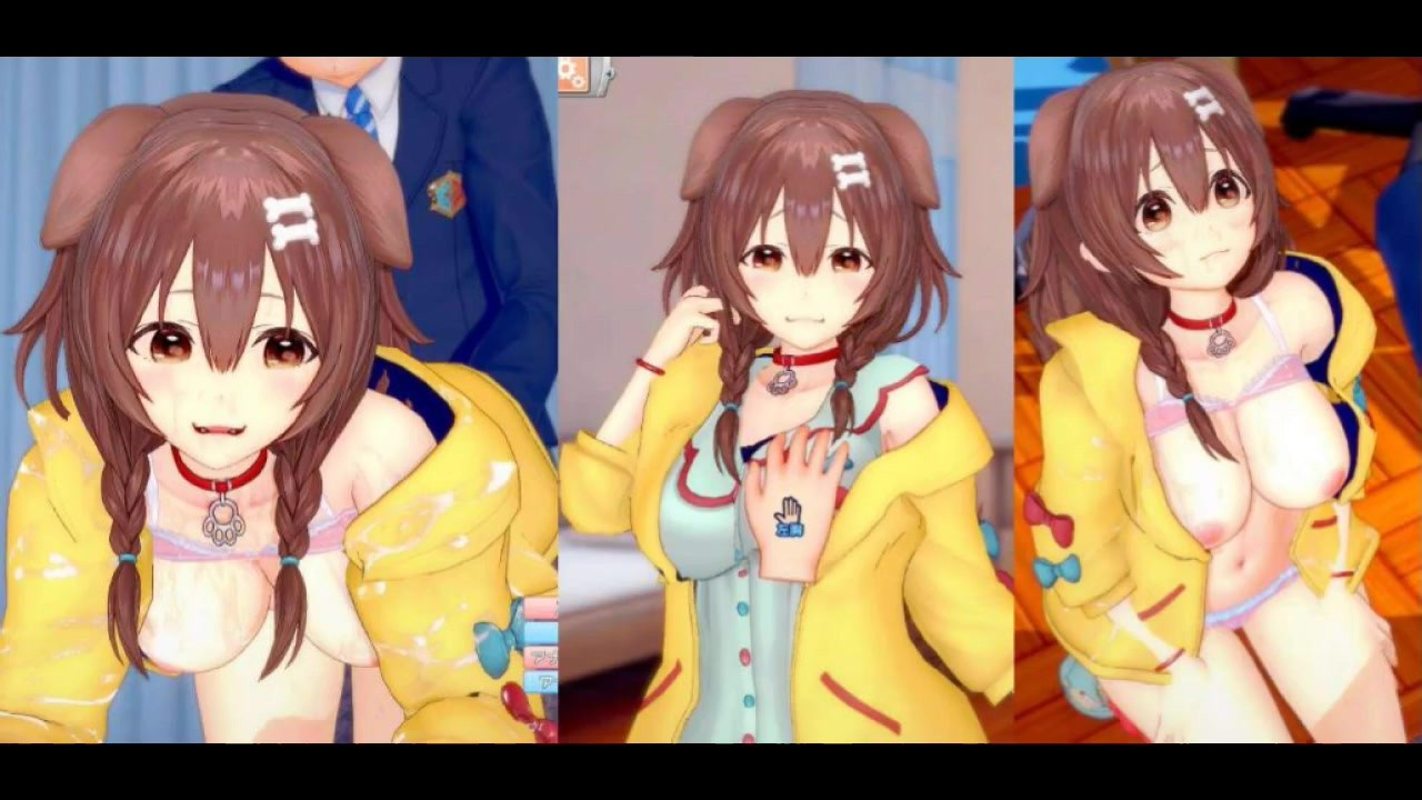 [hentai Game Koikatsu ]have Sex With Big Tits Inugami Korone 3dcg