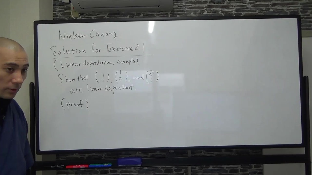 Solution For Exercise 2 1 Nielsen Chaung Quantum Computation And Quantum Information Free