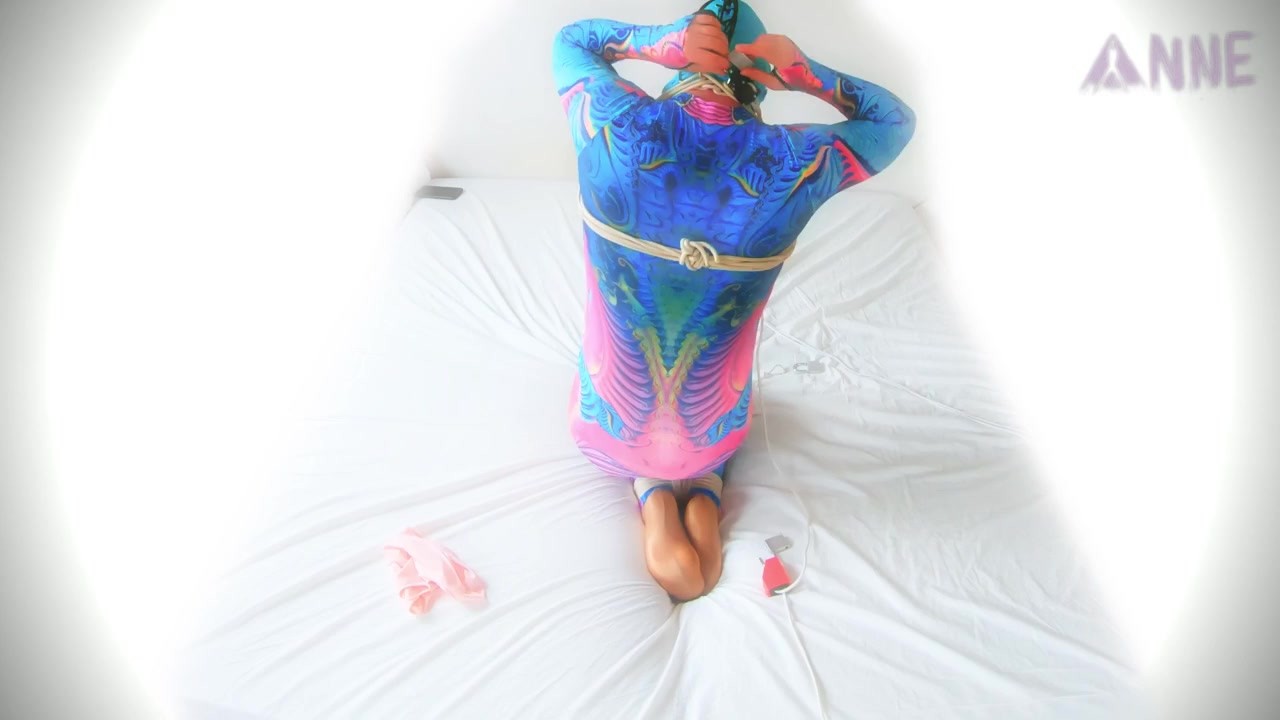 Colourful Catsuit Selfbondage Hogtie Free Sex Video Redtube